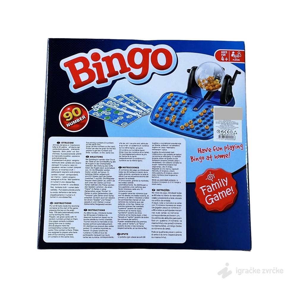 Porodični bingo set - zabava i druženje za celu porodicu