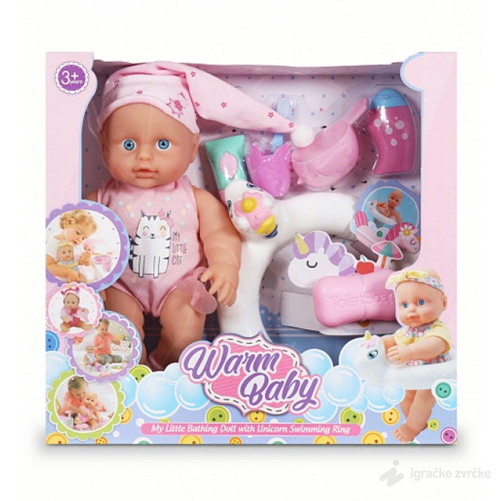 Lutka Beba sa setom za kupanje